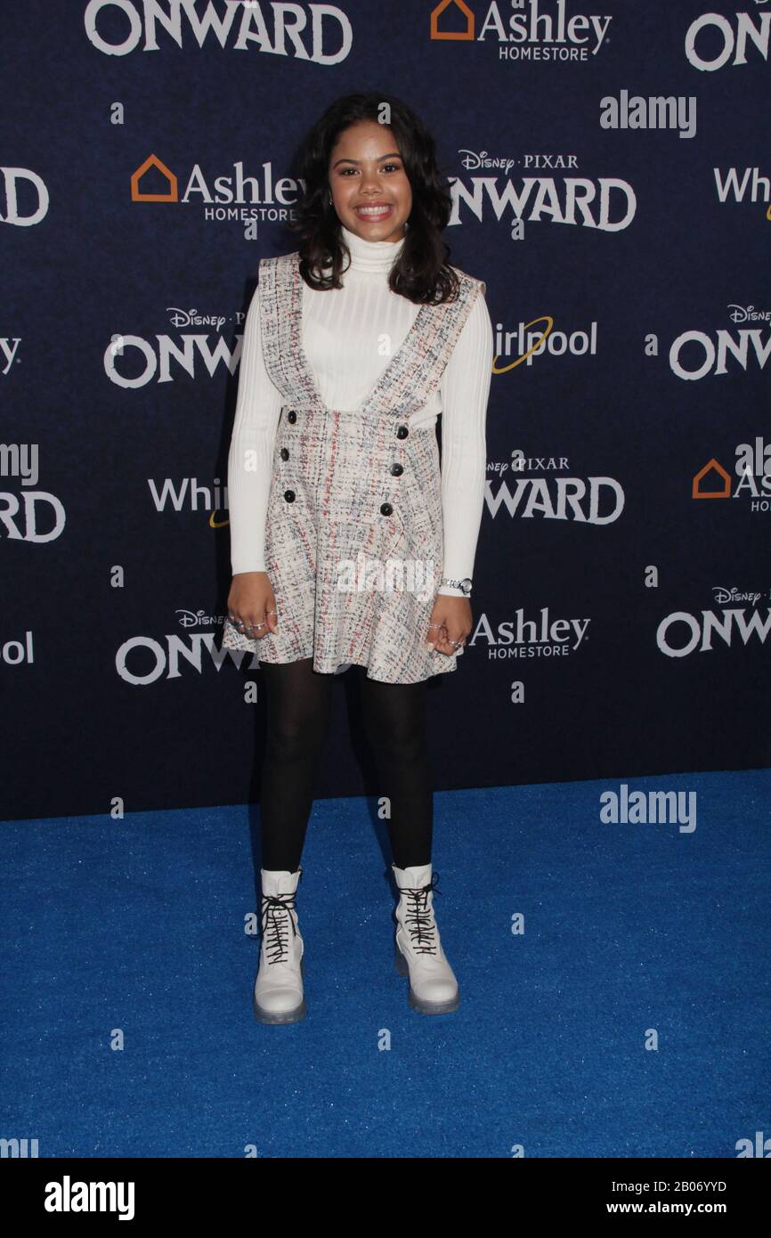 Alison Fernandez 02/18/2020 The World Premiere of "Onward" held at The ...