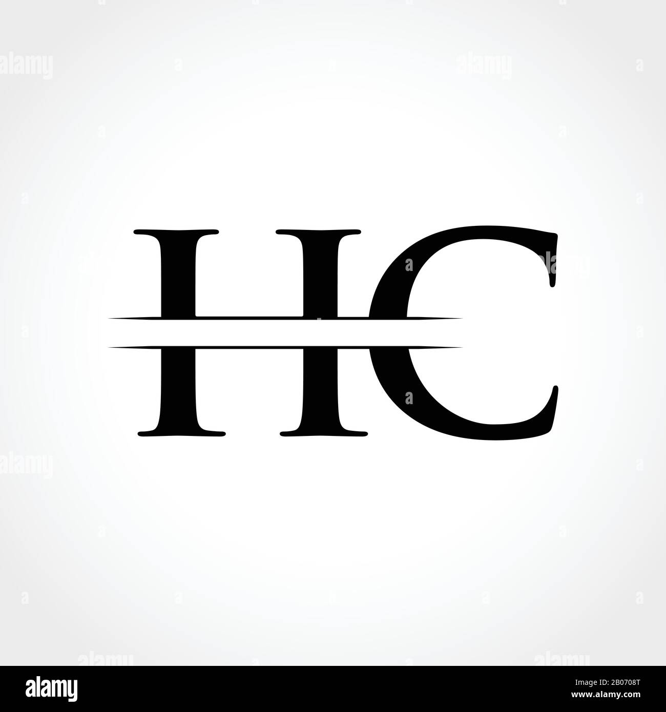 HC letter Type Logo Design vector Template. Abstract Letter HC logo Design Stock Vector Image ...