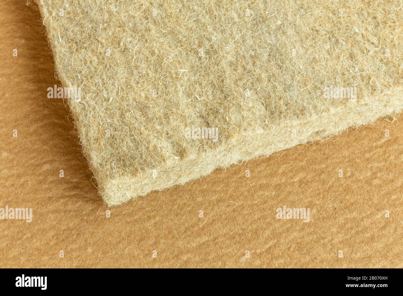 materials background - compressed thermal insulating hemp fiber bonded ...