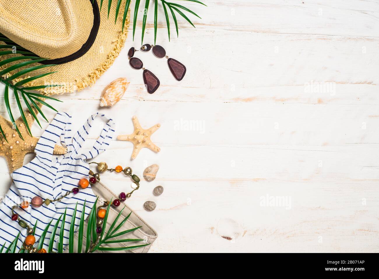 Summer travel background on white Stock Photo - Alamy
