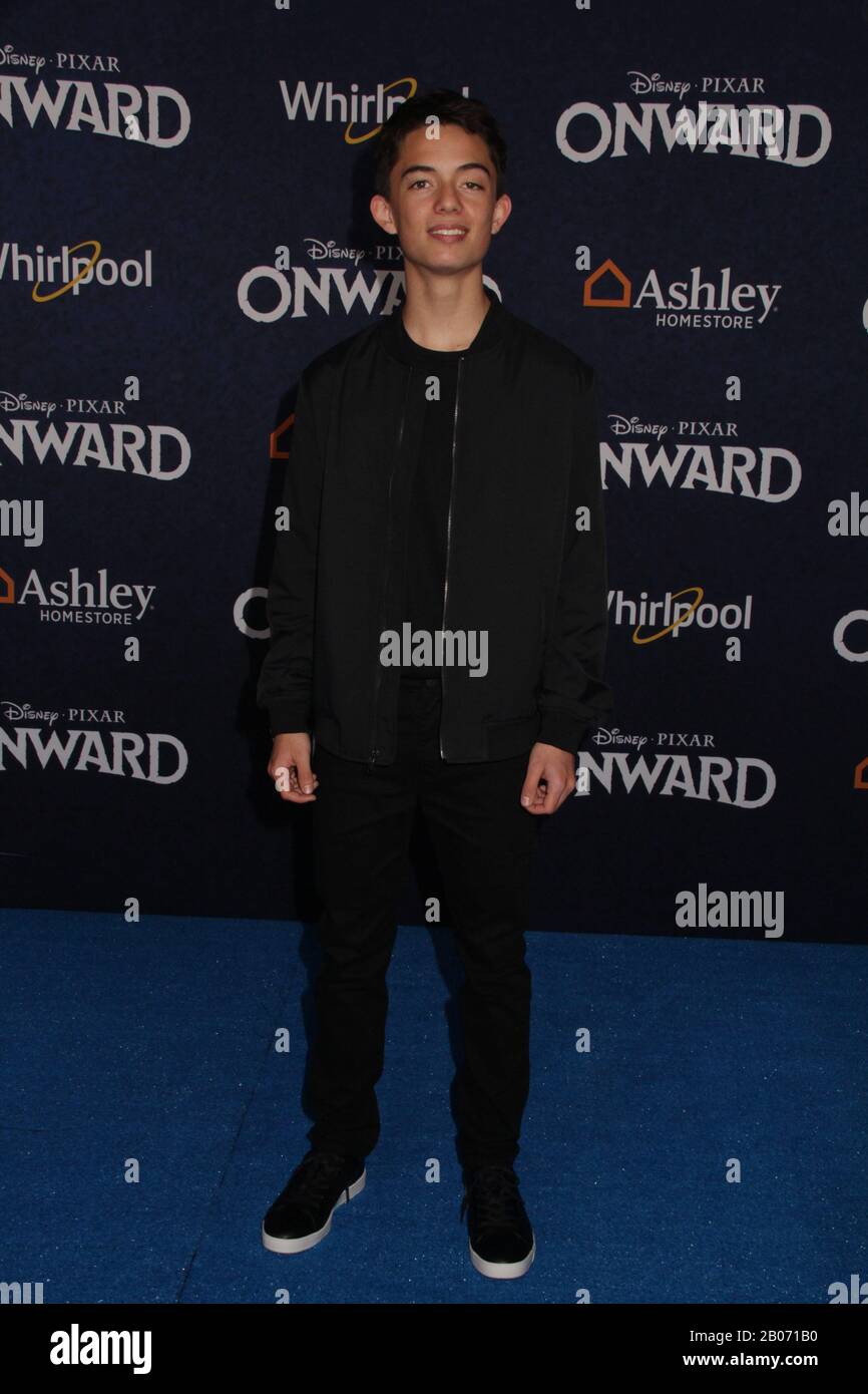 Max Torina 02/18/2020 The World Premiere of "Onward" held at The El ...
