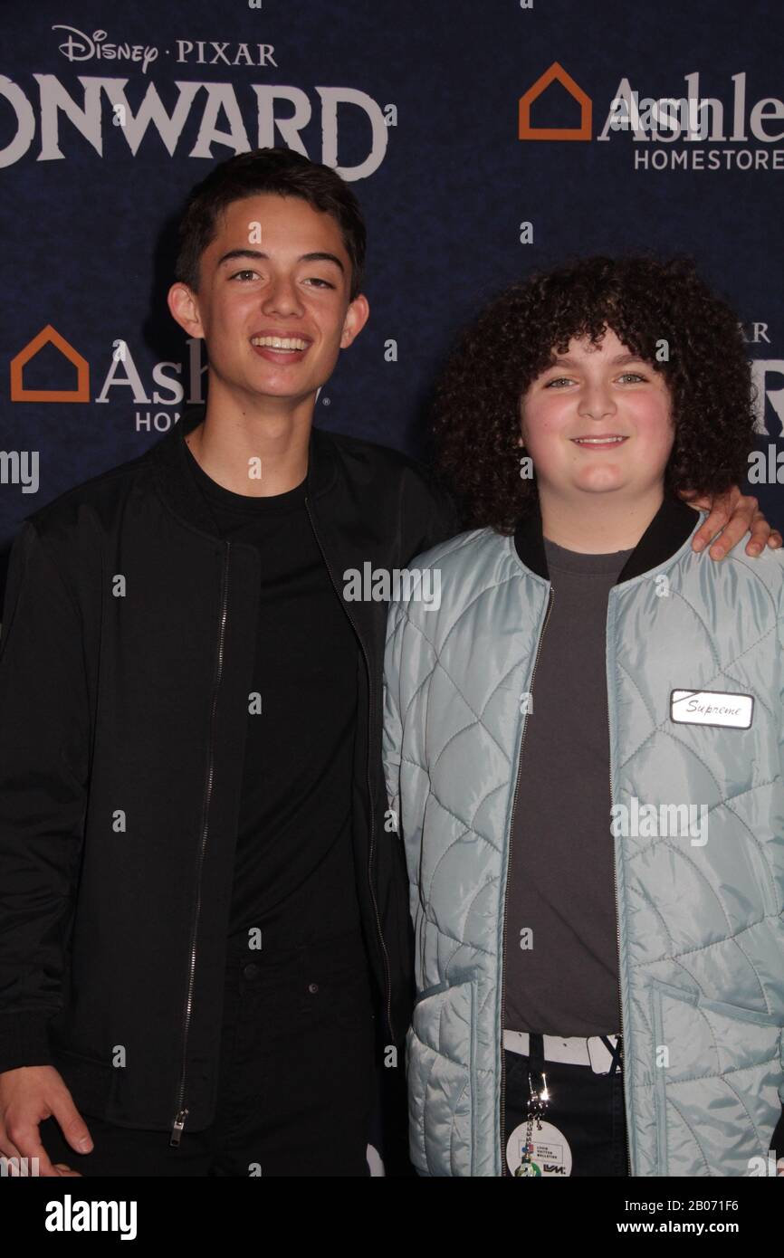 Max Torina, Elie Samouhi 02/18/2020 The World Premiere of "Onward" held ...