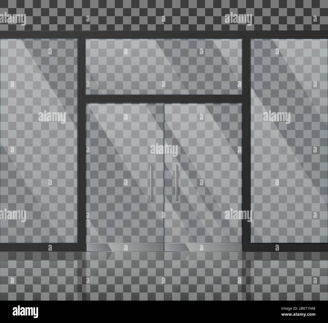 Transparent Glass Sheet Front