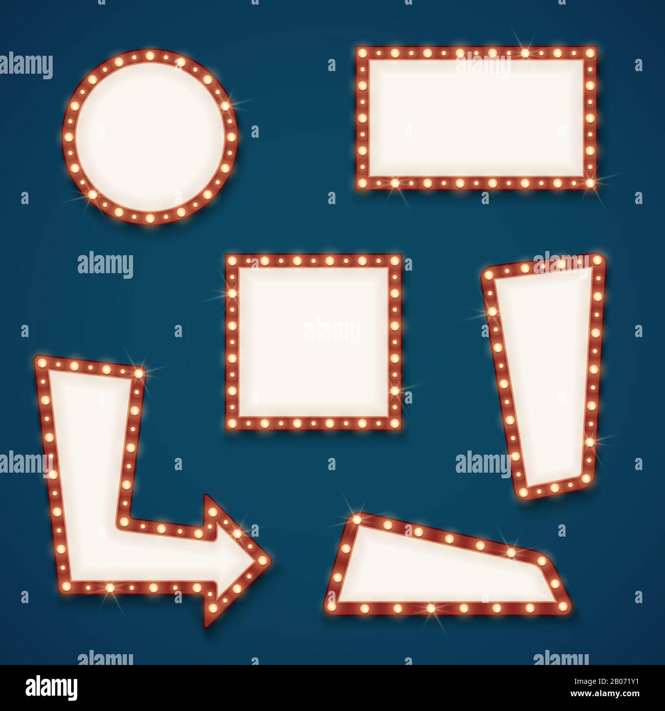 Empty light bulbs bulb Stock Vector Images - Alamy