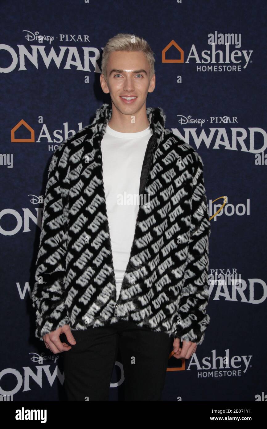 Stephen Sharer 02/18/2020 The World Premiere of "Onward" held at The El ...