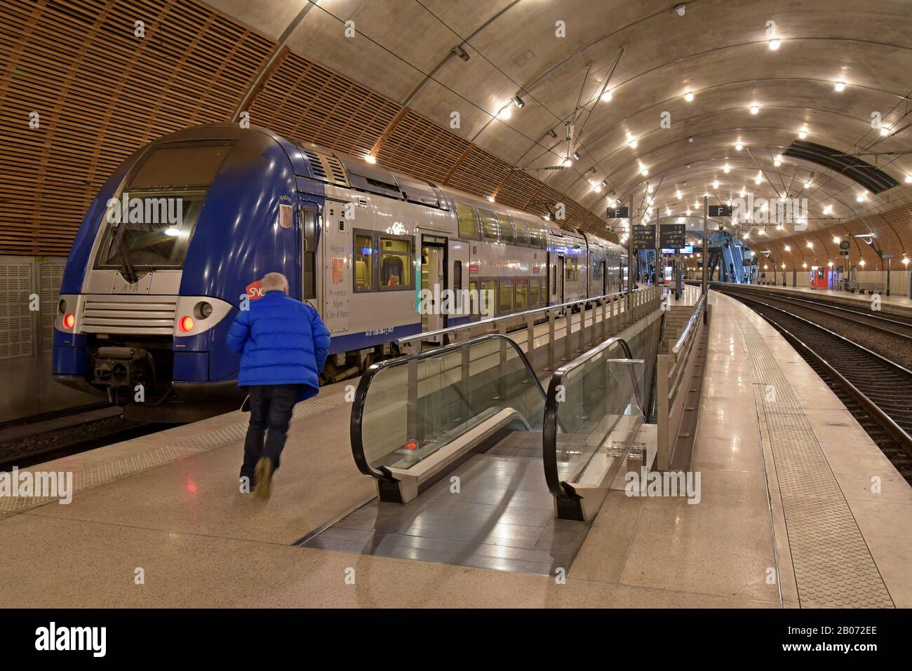 Sncf train platform hi-res stock photography and images - Alamy