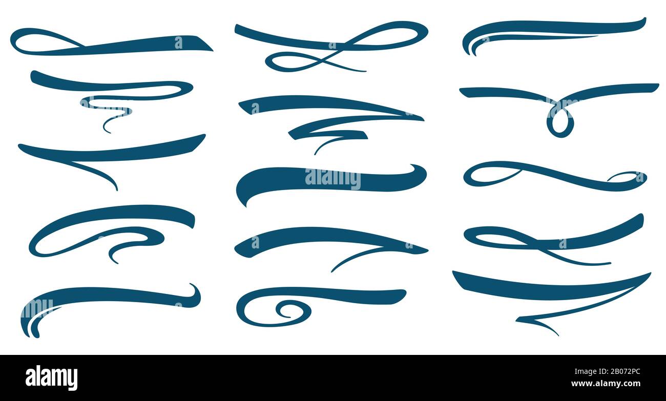 Underline vector hi-res stock photography and images - Alamy