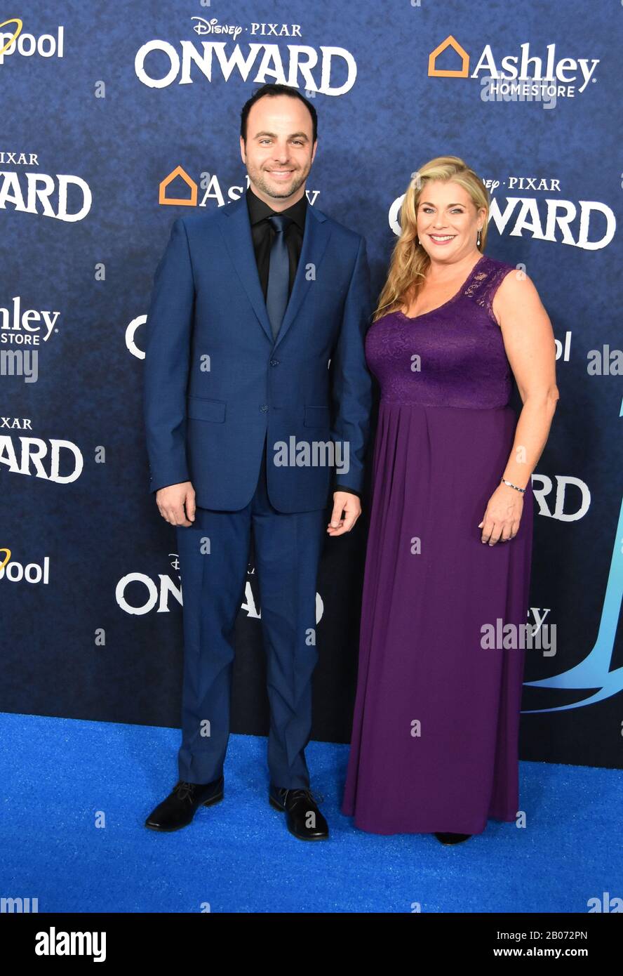 Hollywood, California, USA 18th February 2020 Actor George Psarras and ...