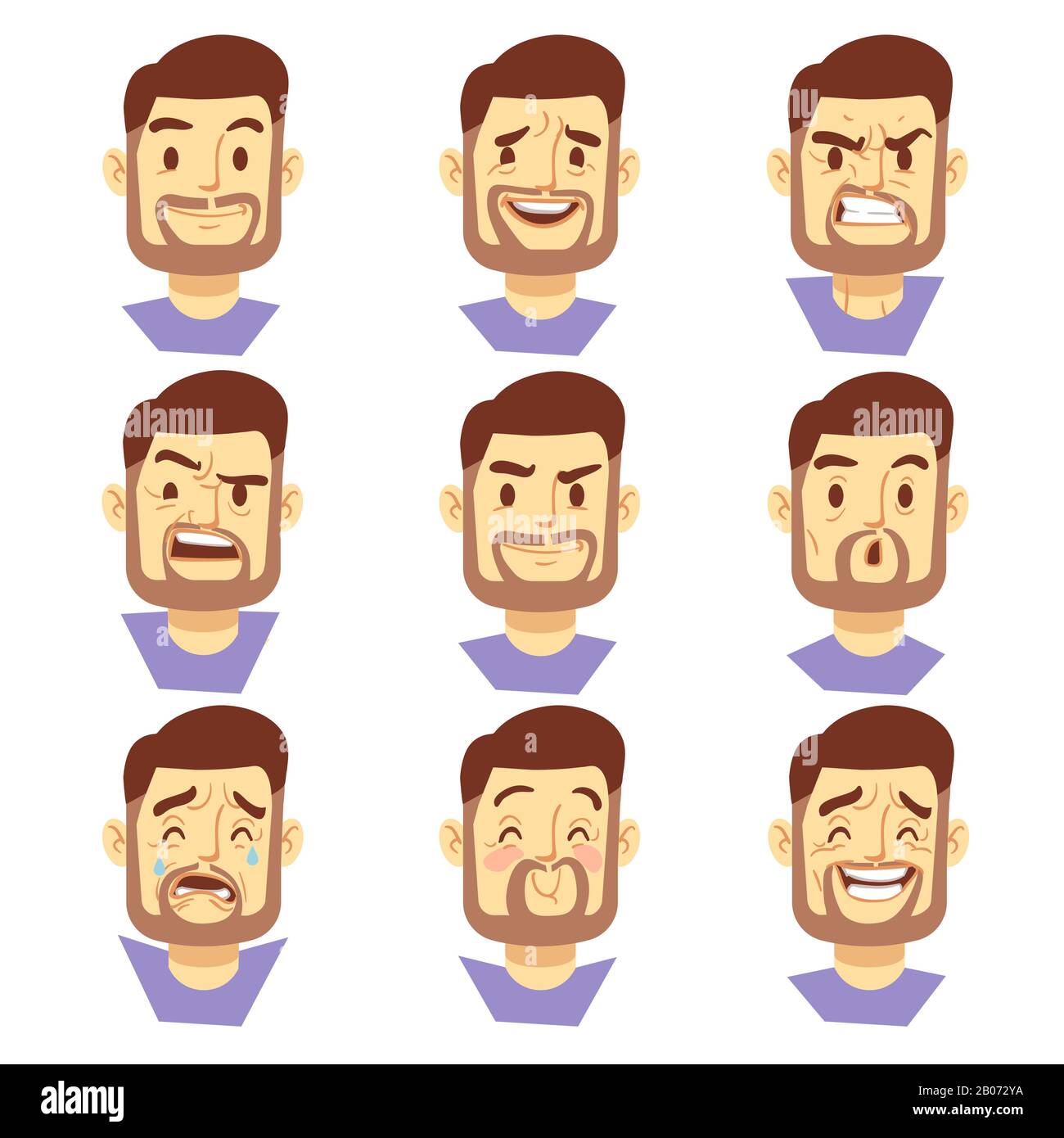 Bearded character hi-res stock photography and images - Alamy