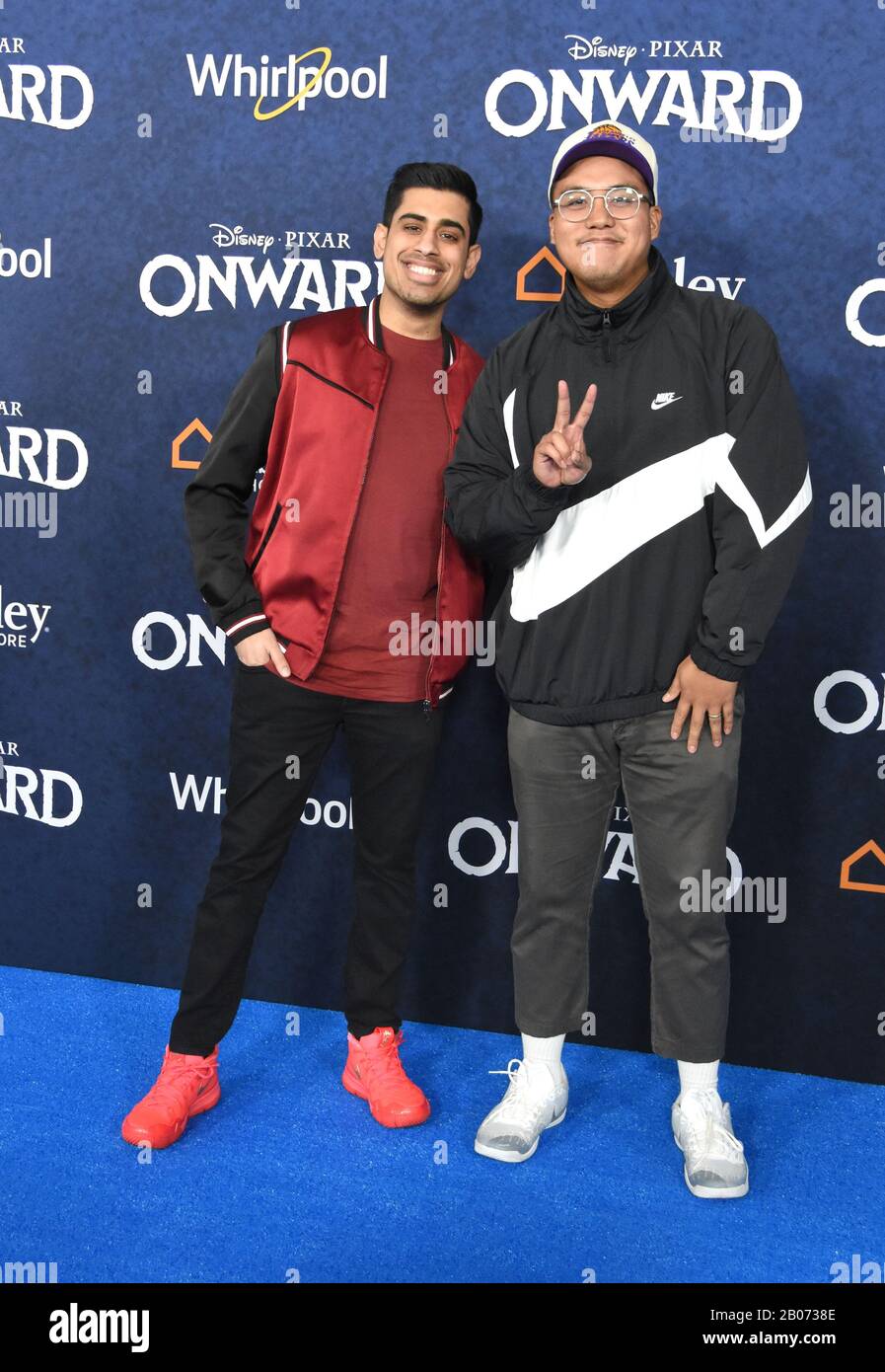 Hollywood, California, USA 18th February 2020 Omar Raja and CJ Toledano ...