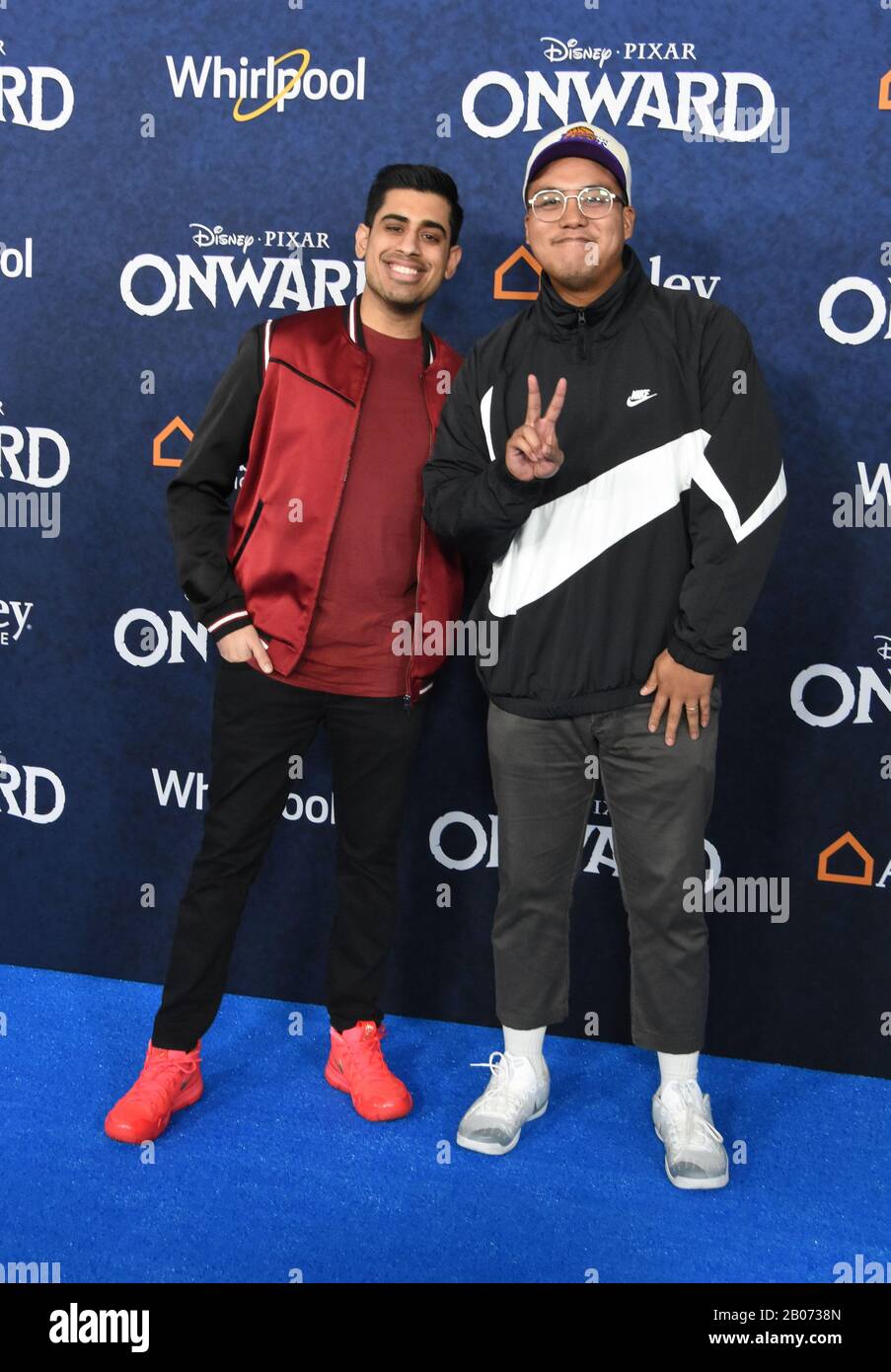 Hollywood, California, USA 18th February 2020 Omar Raja and CJ Toledano ...