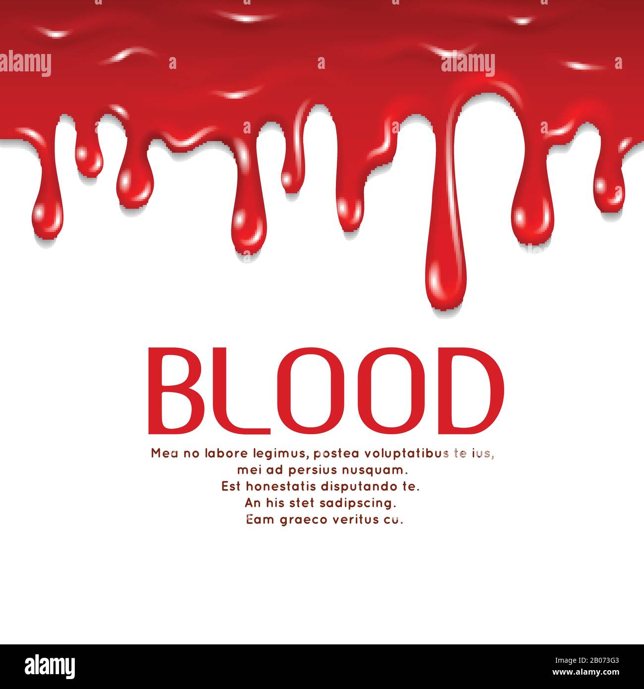 Dripping Blood Vector