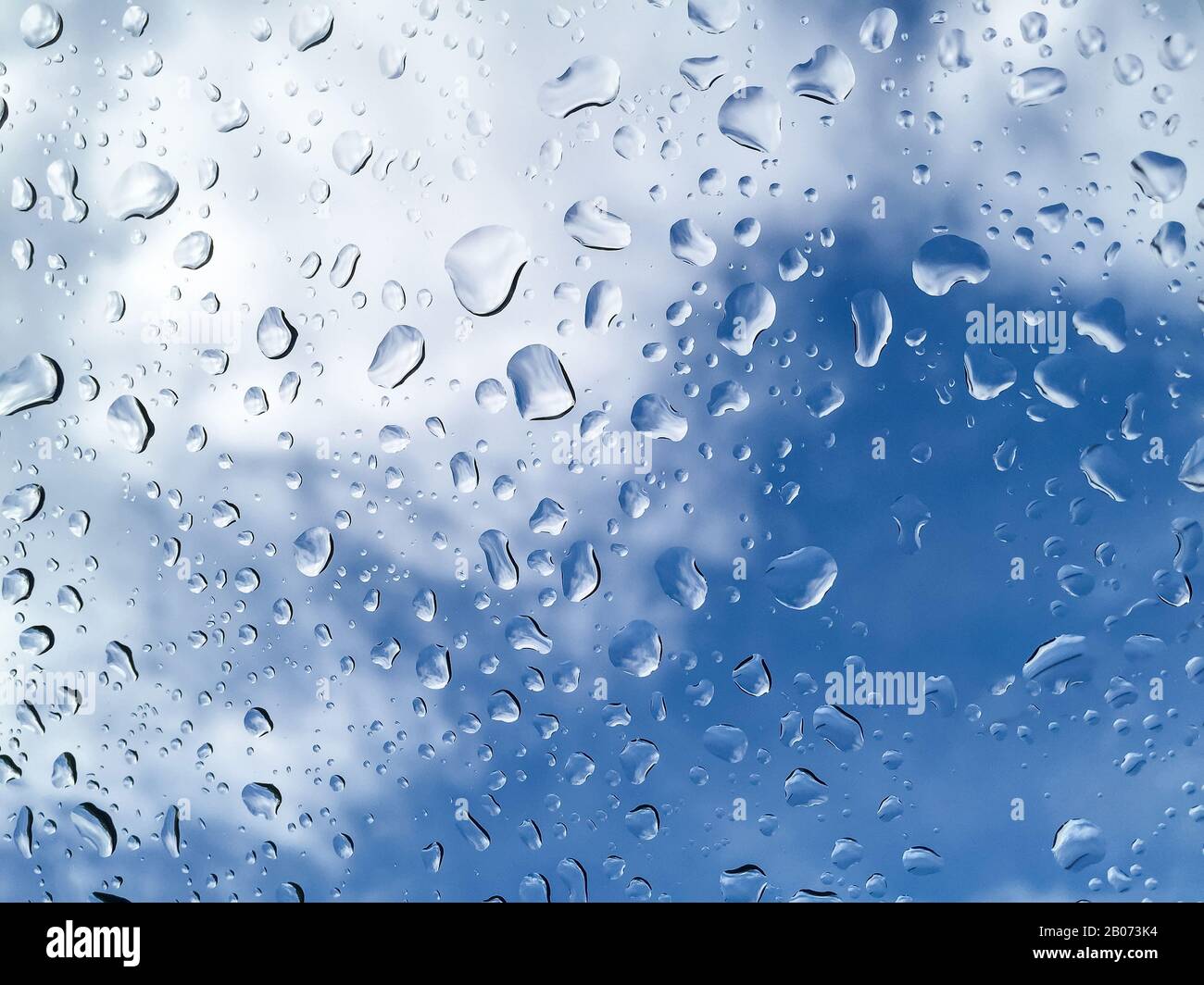 Water drop pattern background on a glass surface., Water Droplets on ...