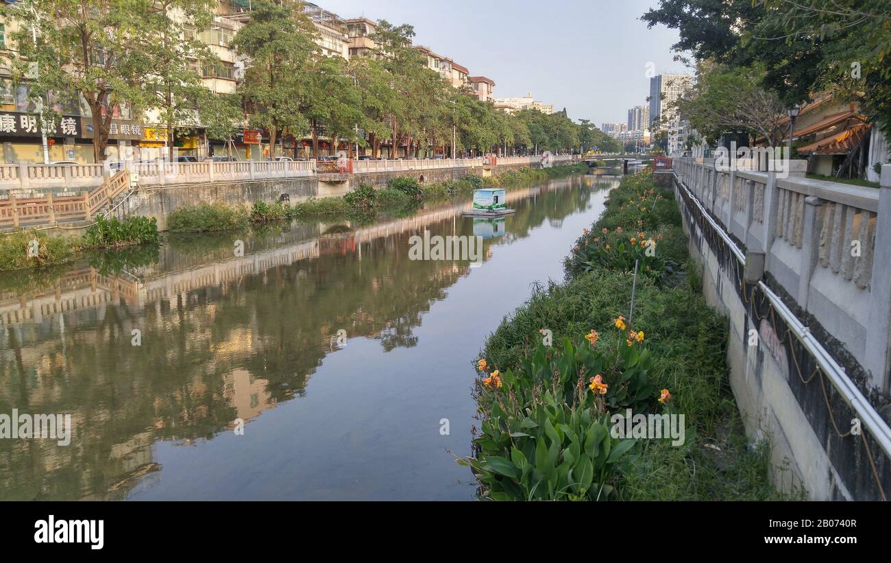 Shenzhen, China: xixiang river scenery Stock Photo - Alamy