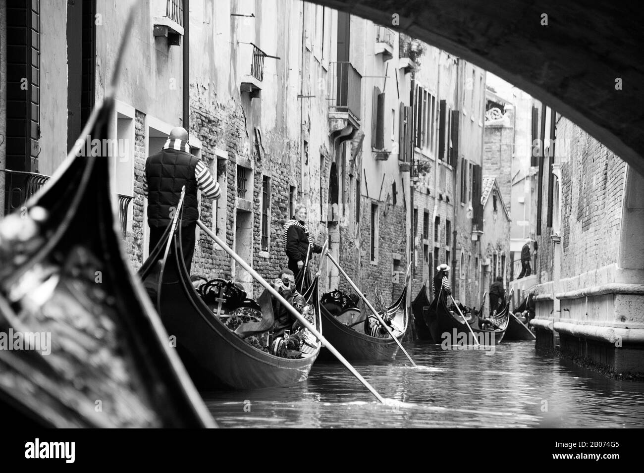 Busy canal Black and White Stock Photos & Images - Alamy