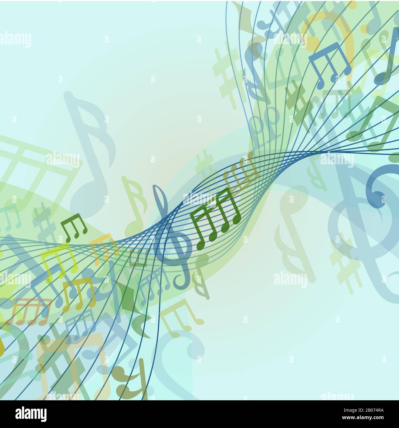 Abstract conceptual classic musical background with note. Artistic ...