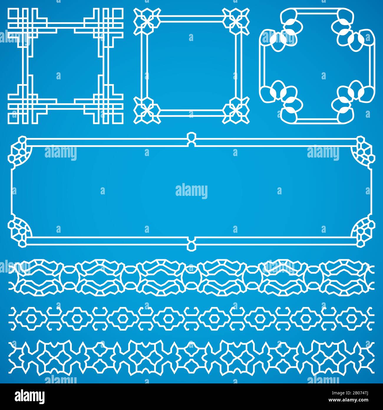 Isolated chinese traditional border frame hi-res stock photography and ...