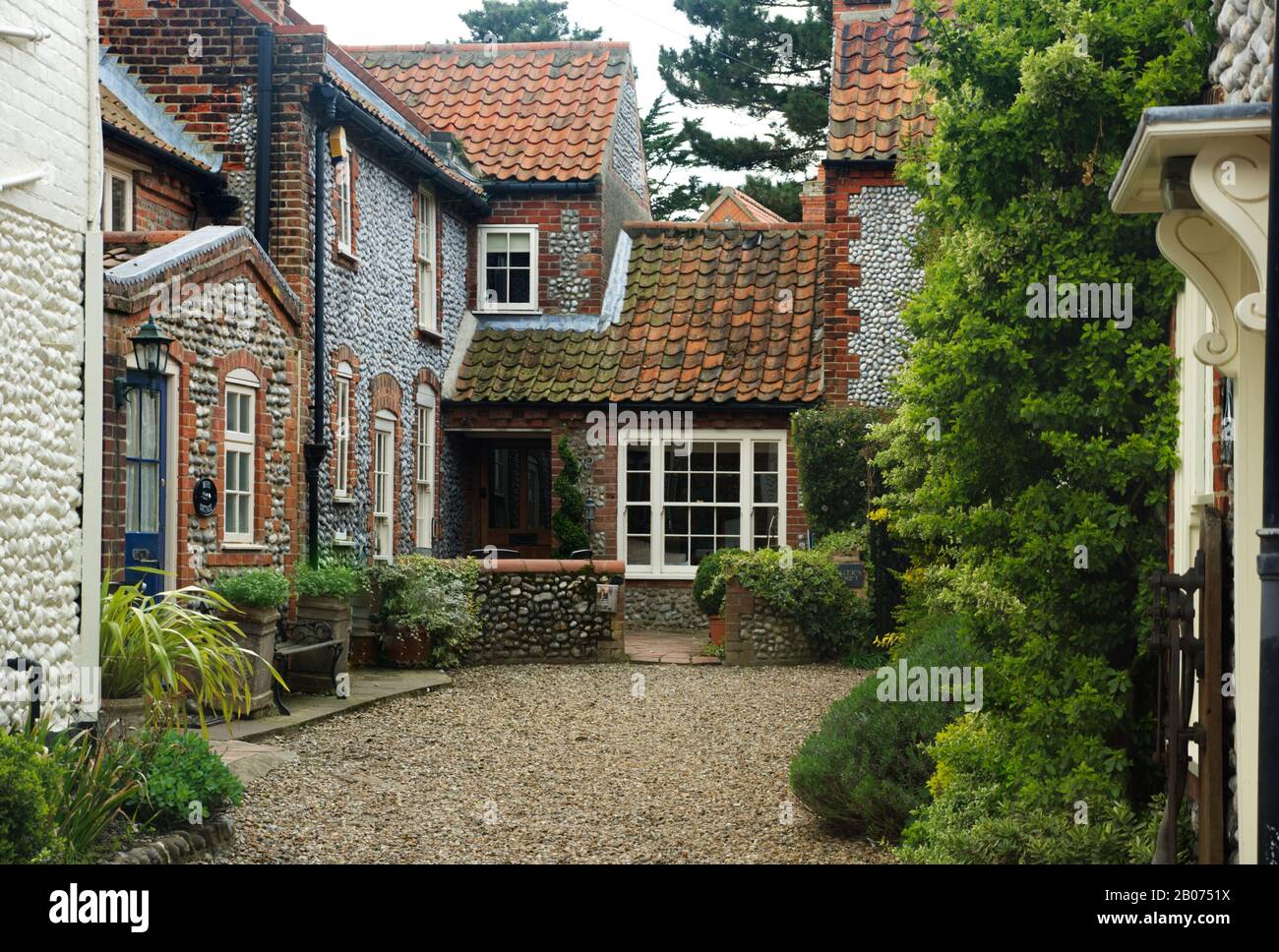 Blakeney Norfolk UK, Street scene Stock Photo - Alamy