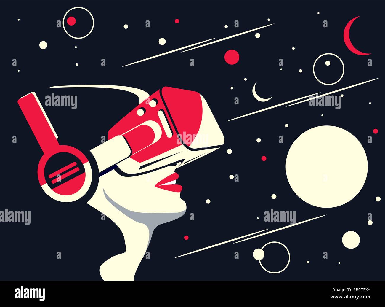 Astronomy glasses Stock Vector Images - Alamy