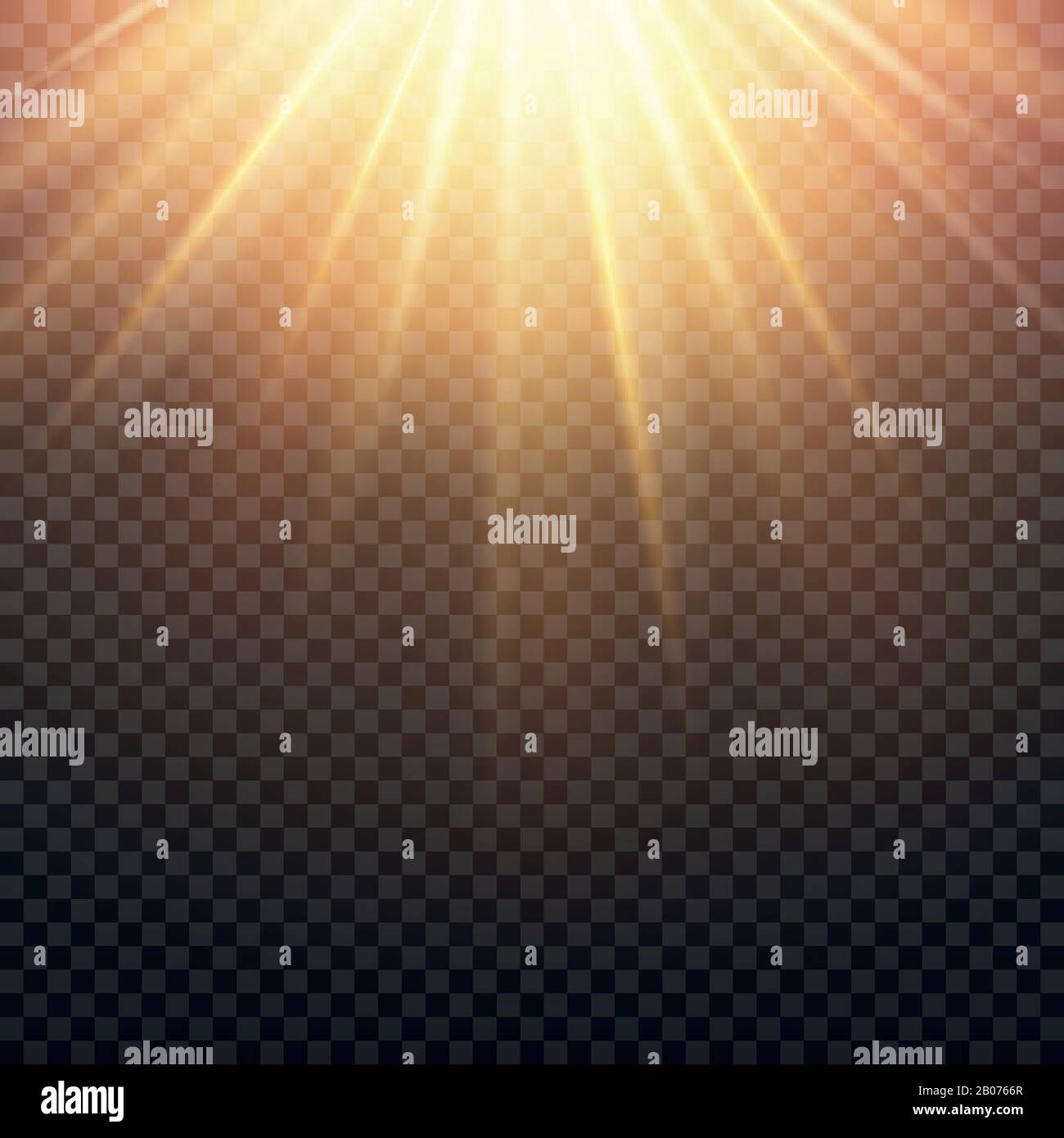 Realistic Sun Transparent Background