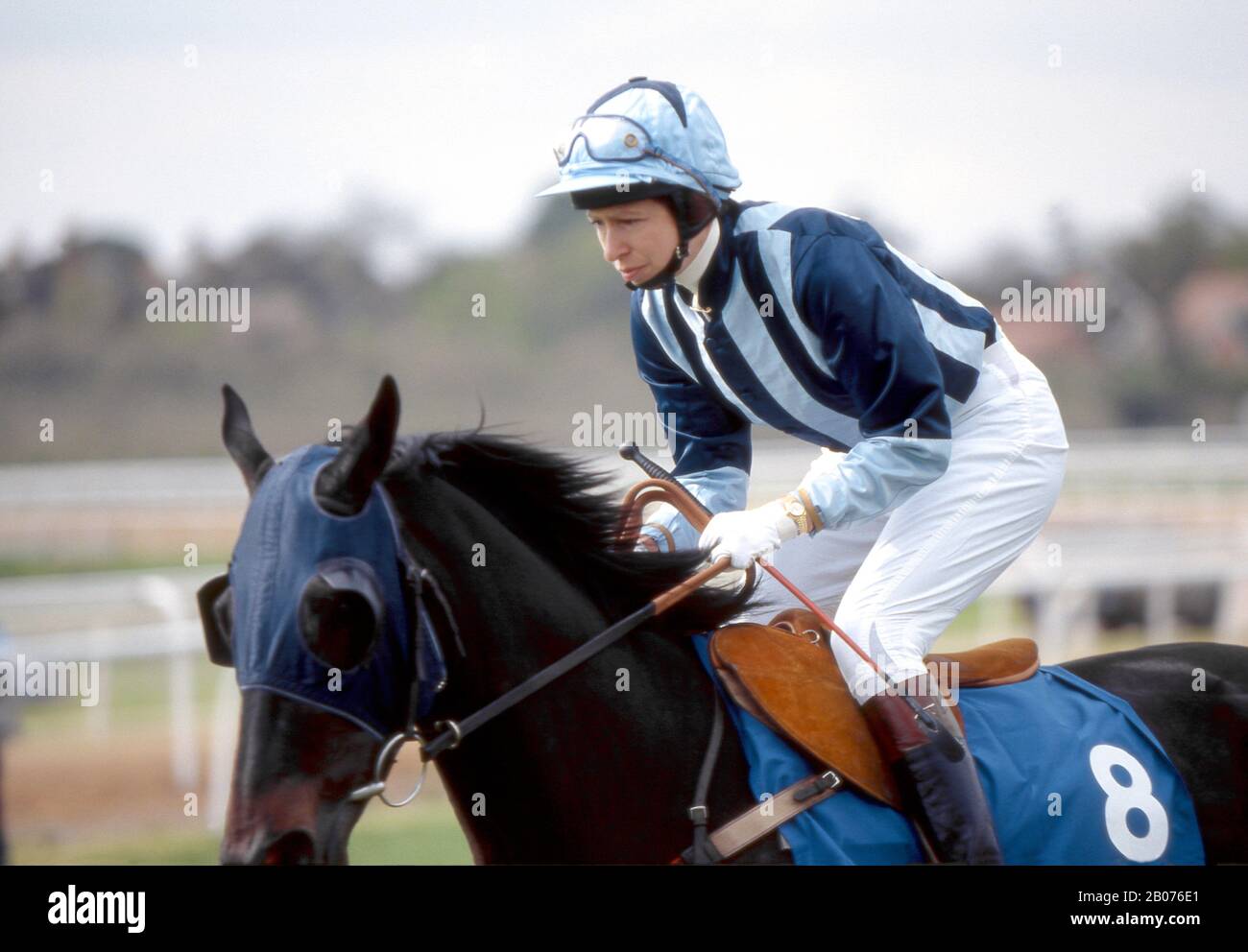 Hrh the princess royal at sandown park hi-res stock photography and ...