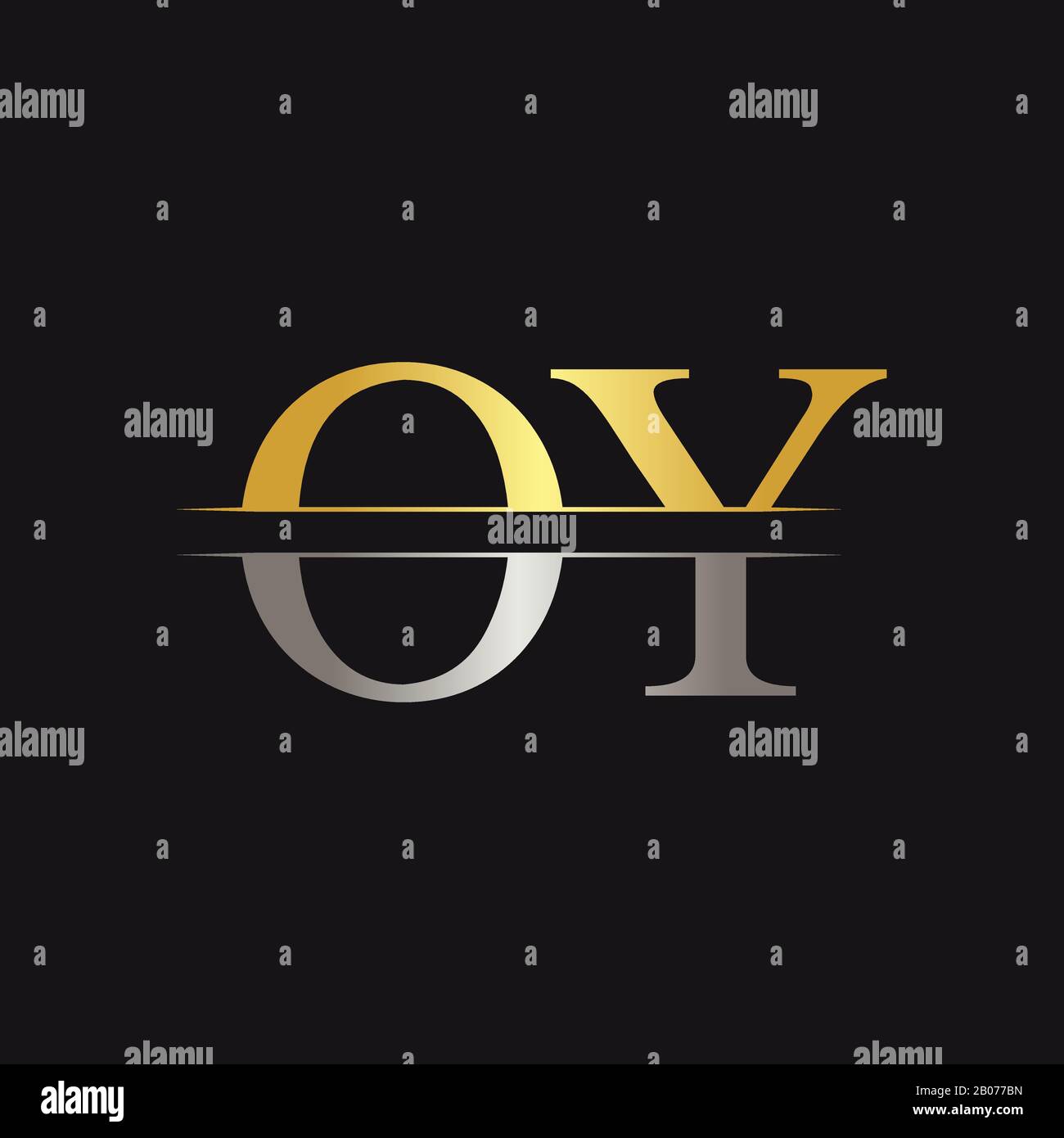 Initial Monogram Letter OY Logo Design Vector Template. OY Letter Logo ...