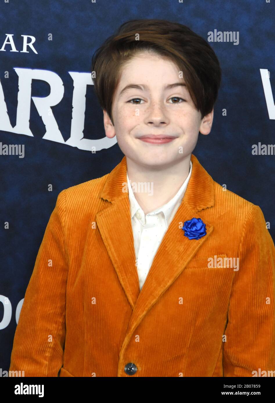 Hollywood, California, USA 18th February 2020 Actor Paxton Booth ...