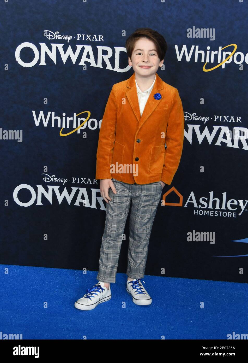 Hollywood, California, USA 18th February 2020 Actor Paxton Booth ...