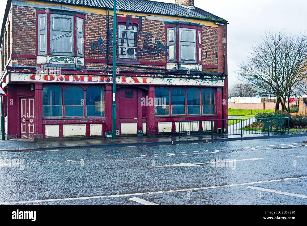 The Commercial closed pub, South Bank, Middlesbrough, Cleveland ...