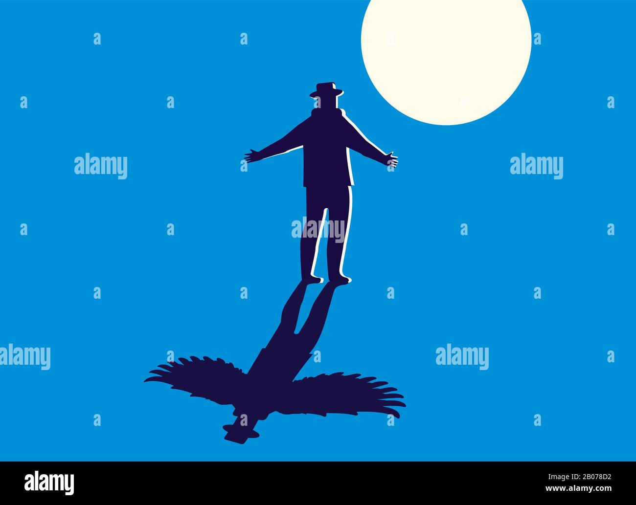 Night standing Stock Vector Images - Alamy