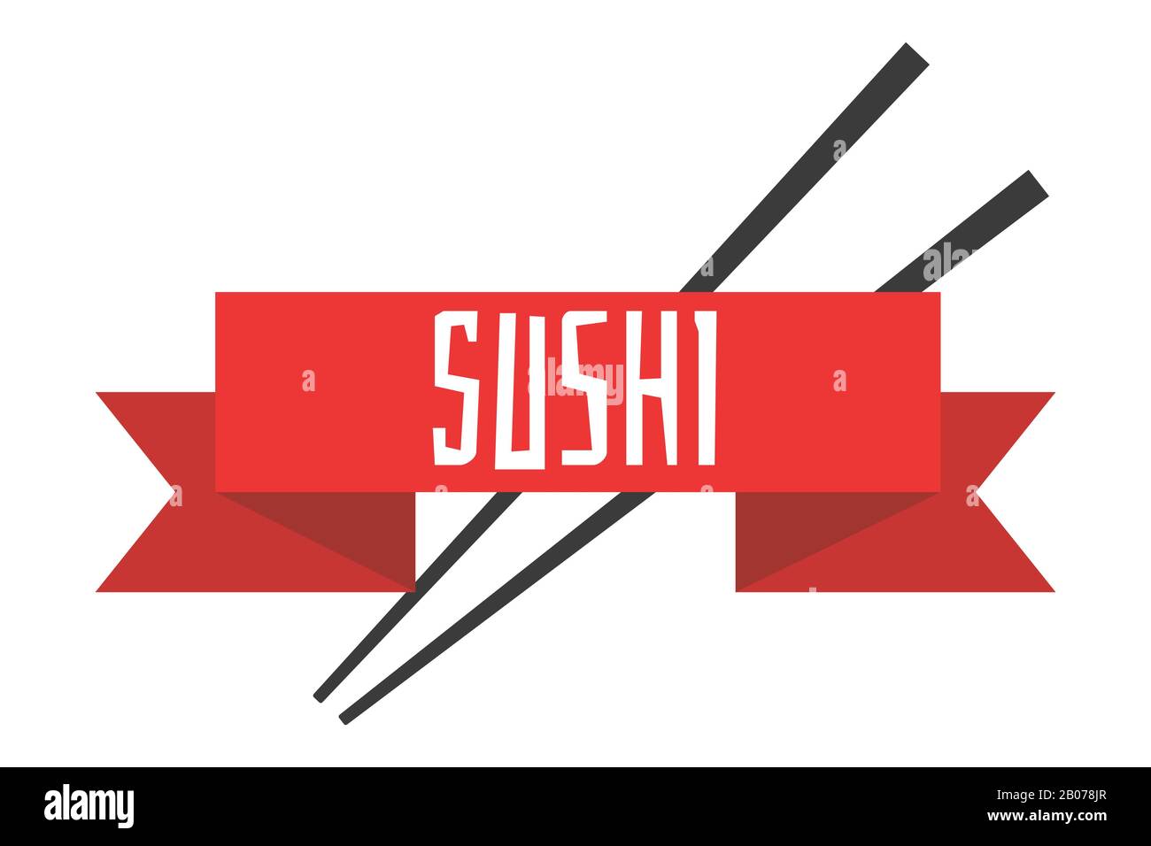 Noodle food illustration vector Cut Out Stock Images & Pictures - Alamy