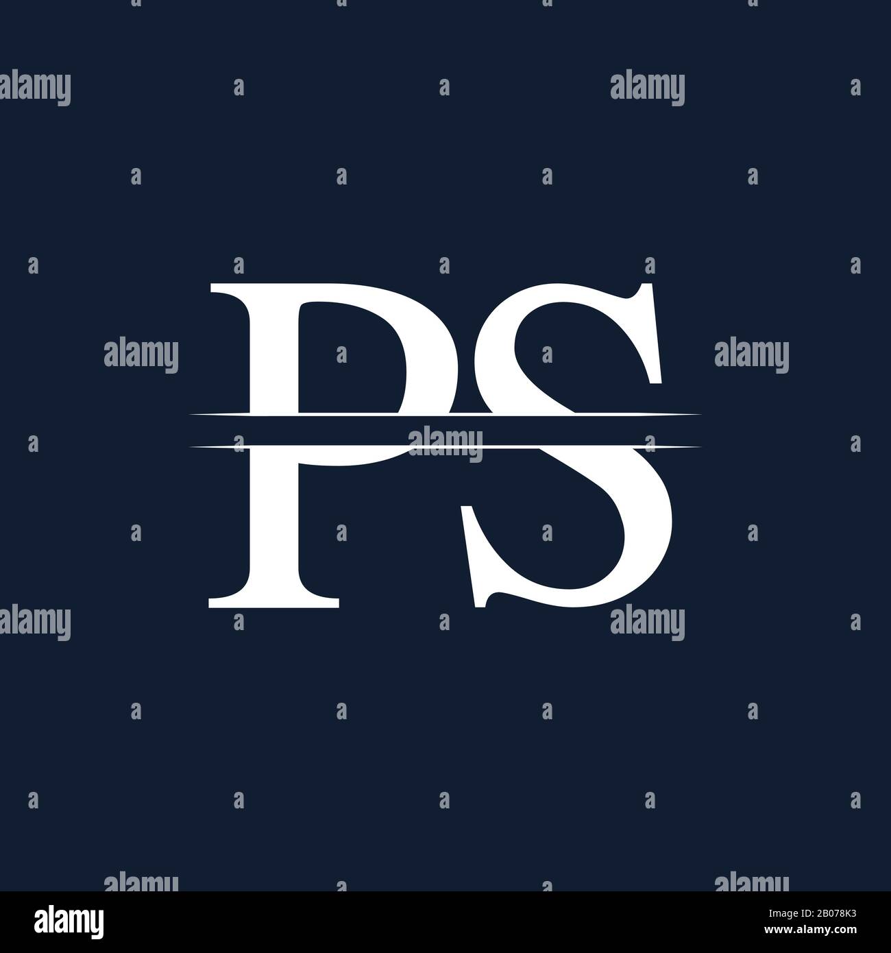 Initial Monogram Letter PS Logo Design Vector Template. PS Letter Logo Design Stock Vector Image ...