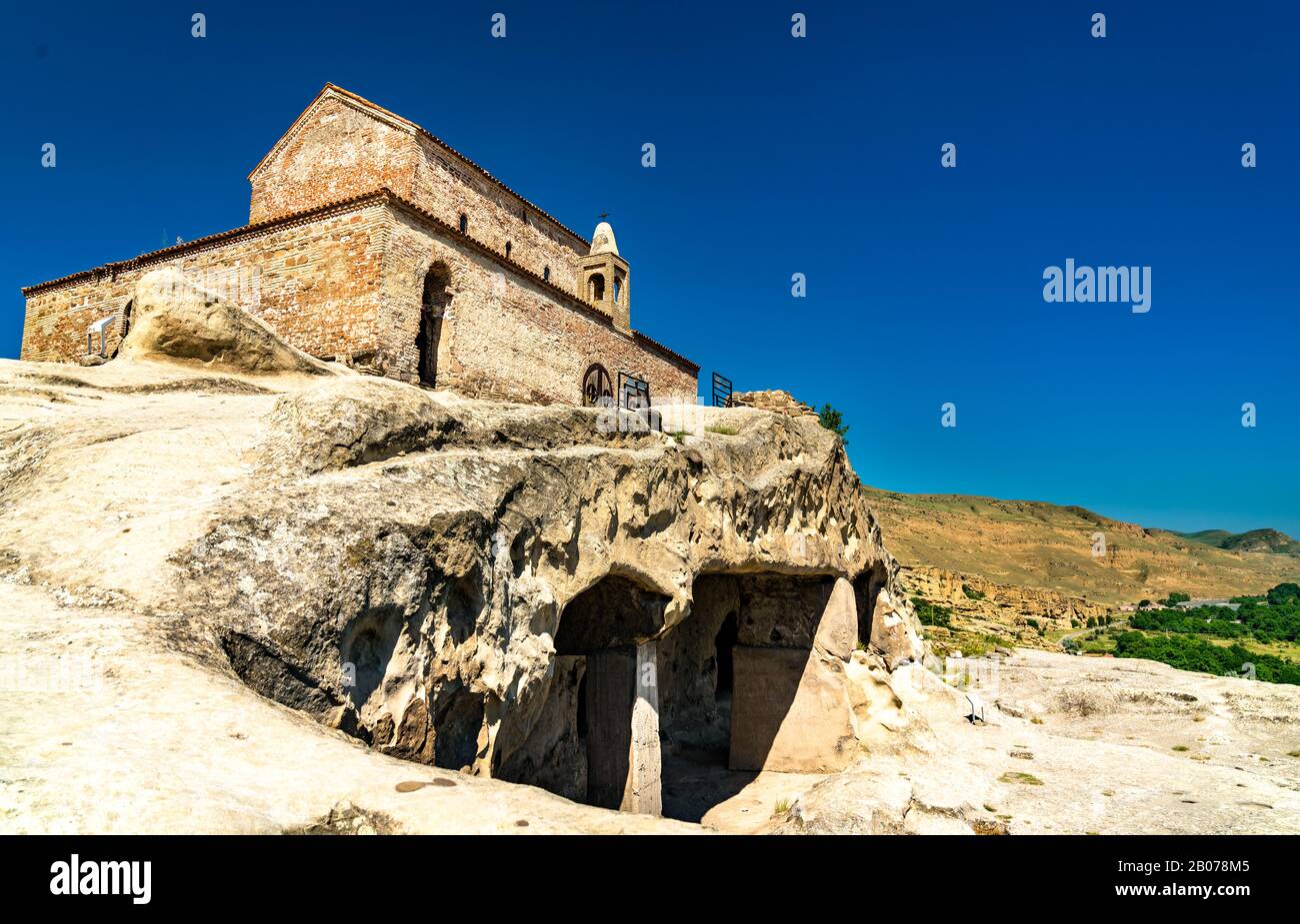 Ancient Basilica at Uplistsikhe cave town in Georgia Stock Photo - Alamy