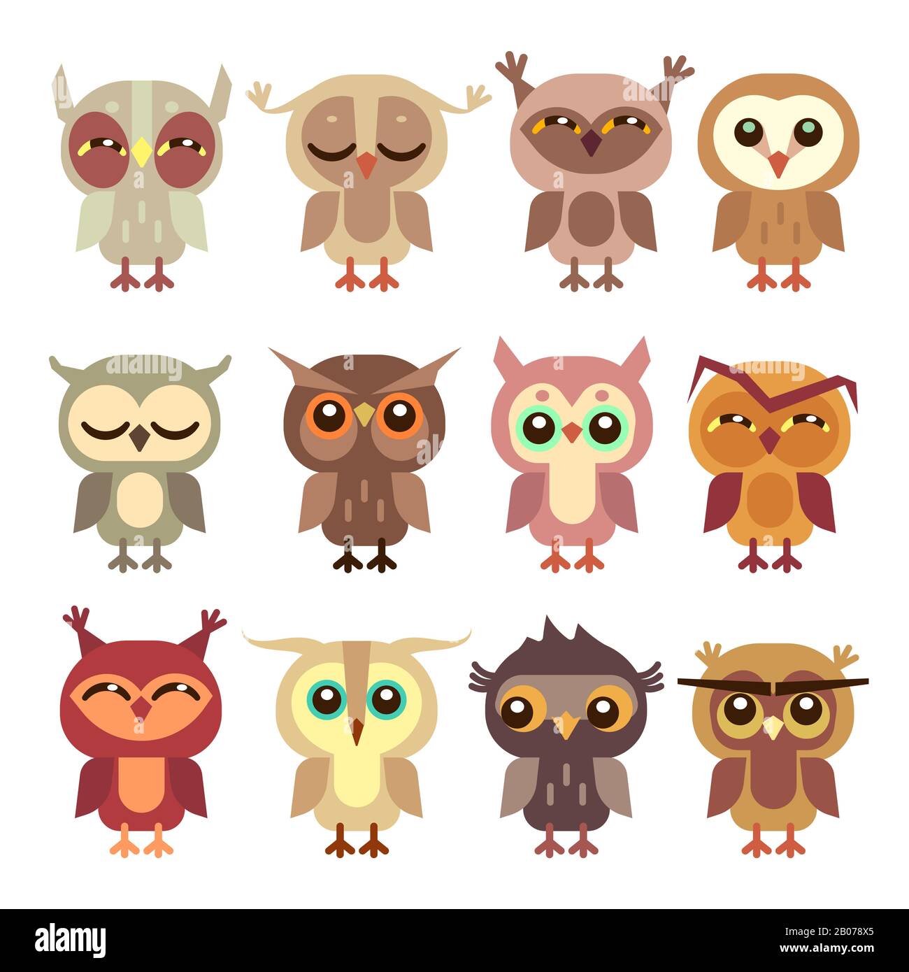 Little owl drawing High Resolution Stock Photography and Images - Alamy