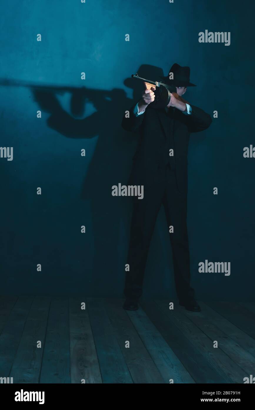 Hat machine gun hi-res stock photography and images - Alamy