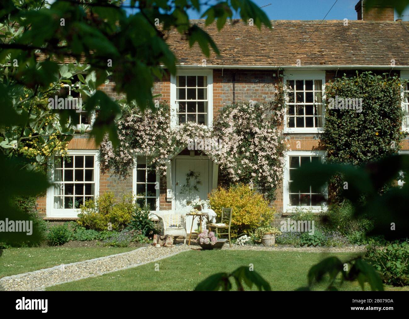 Exterior of regency house in country Stock Photo - Alamy
