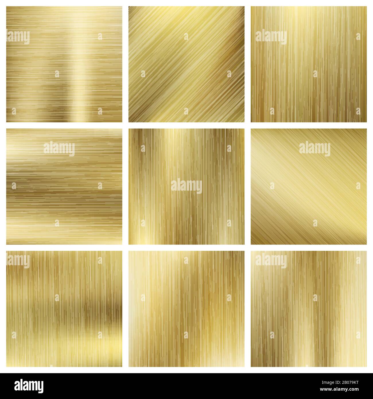 Gold texture vector set, shiny golden yellow plates. Surface shiny ...