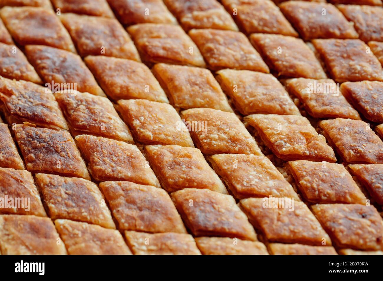 Turkish baklava served in the tray Stock Photo - Alamy