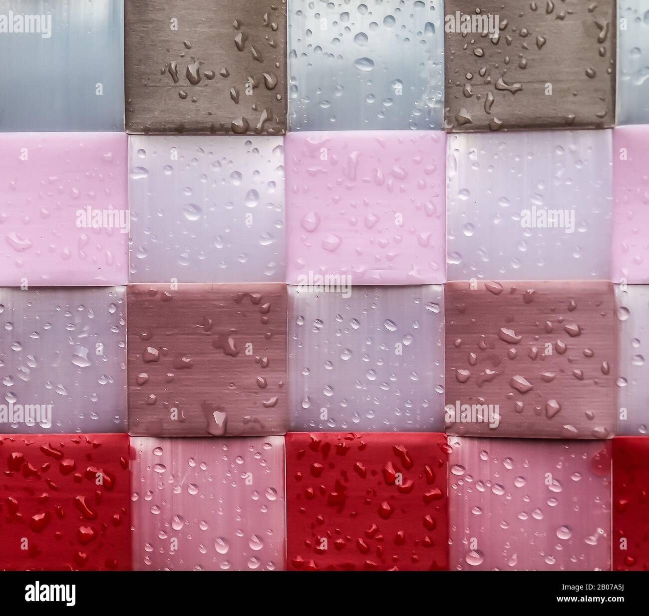 Detailed view on colorful plastic material textures in high resolution ...