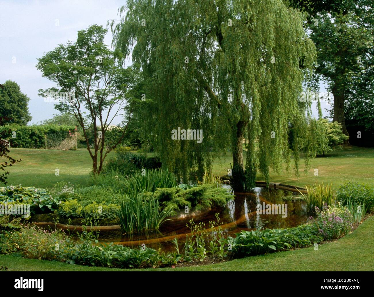 Large garden pond hi-res stock photography and images - Alamy