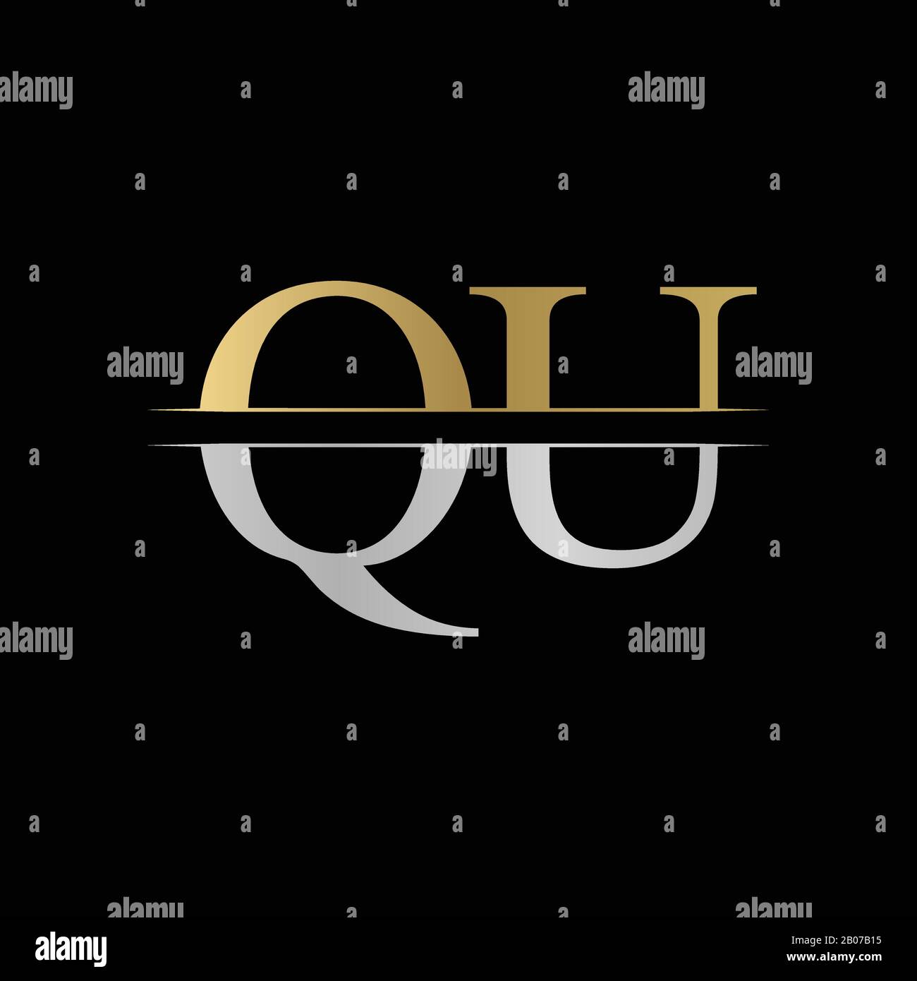 Qu vector vectors hi-res stock photography and images - Alamy