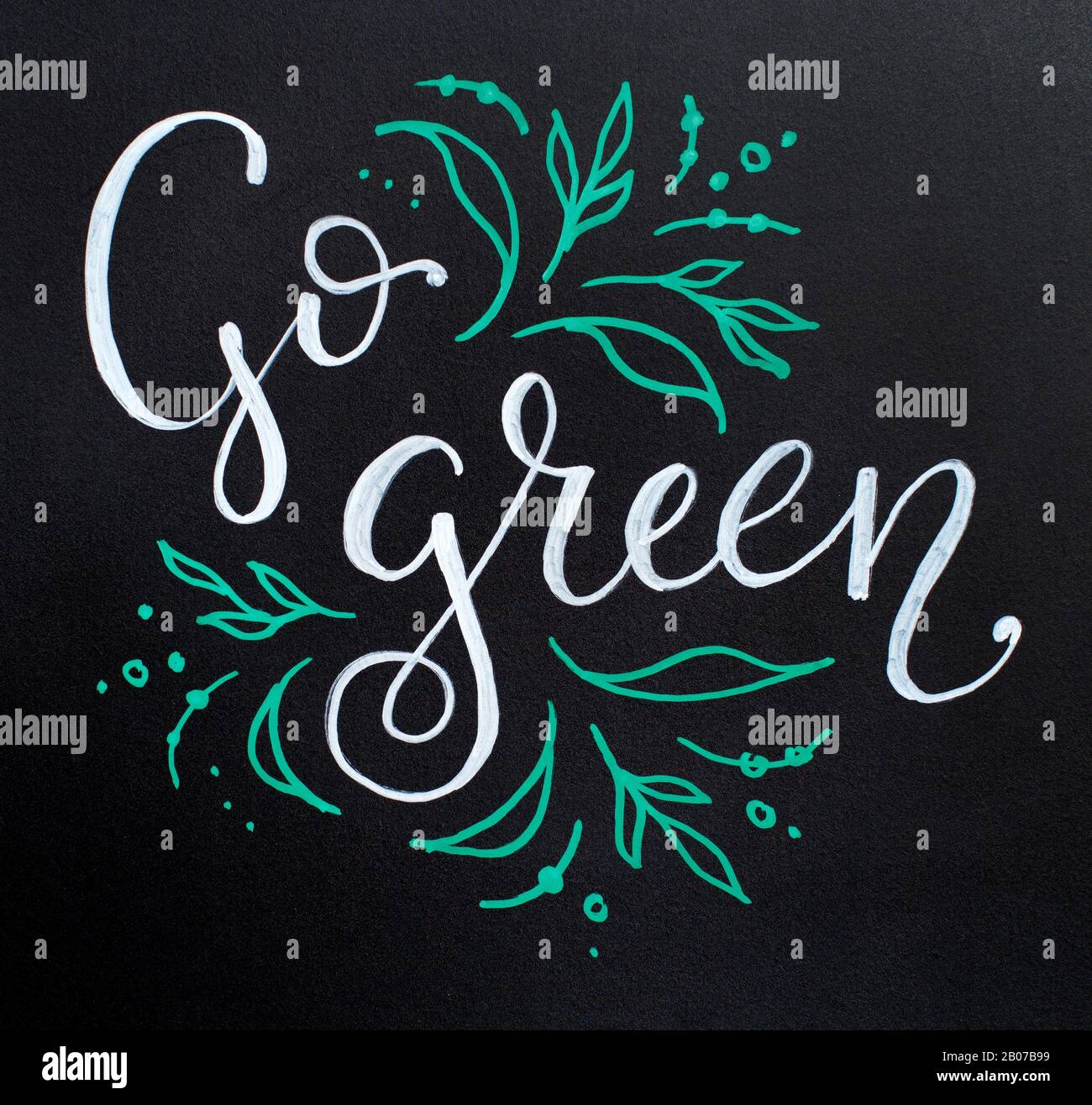 Green lettering hi-res stock photography and images - Alamy