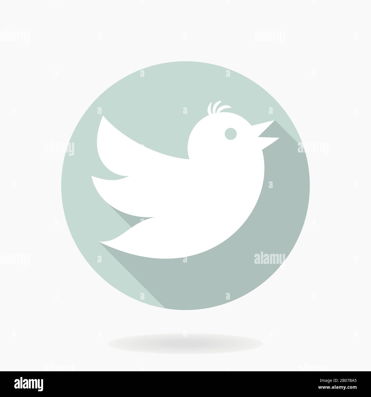 Flying Bird Vector Flat Icon Stock Vector Image & Art - Alamy