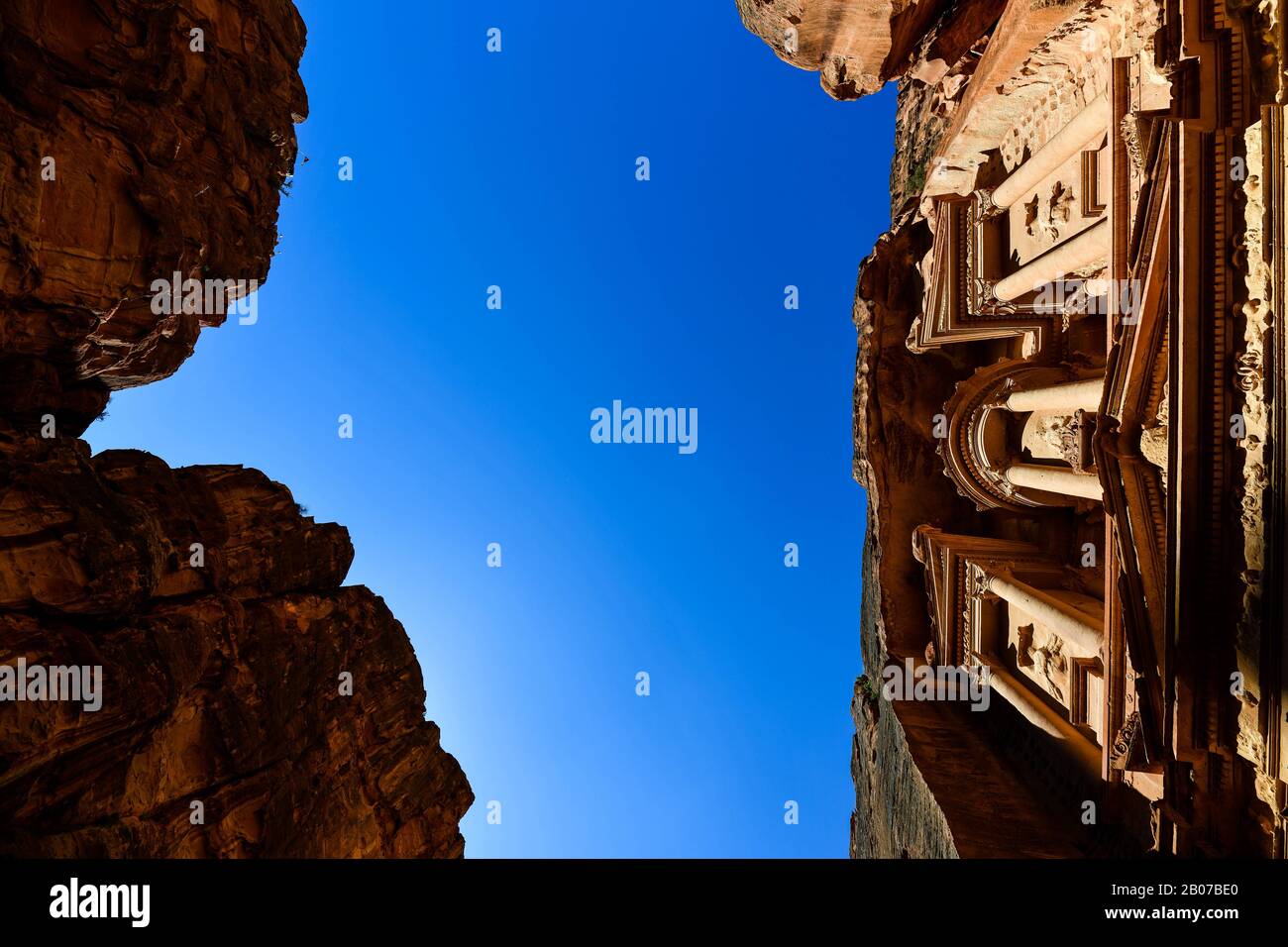 Petra Treasury Ancient City of Petra, Maan, Kingdom of Jordan Stock ...