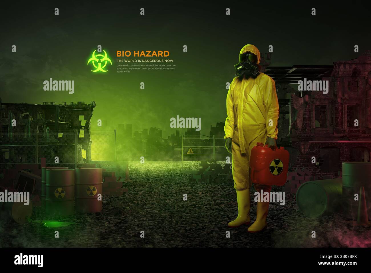 Radioactive poster hi-res stock photography and images - Alamy