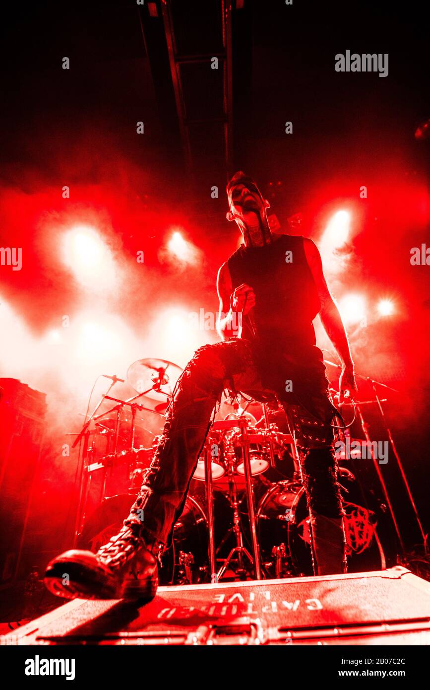 Copenhagen, Denmark. 16th, February 2020. The American deathcore band ...