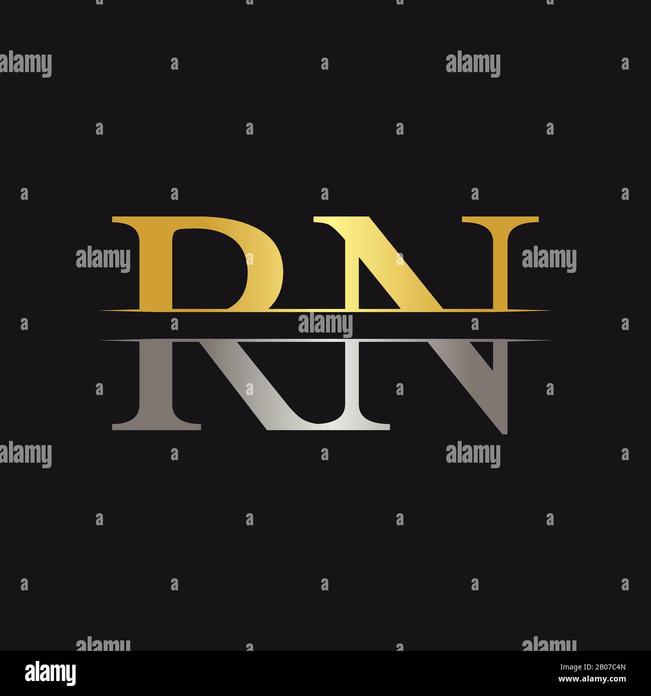 Rn logo vector vectors hi-res stock photography and images - Alamy