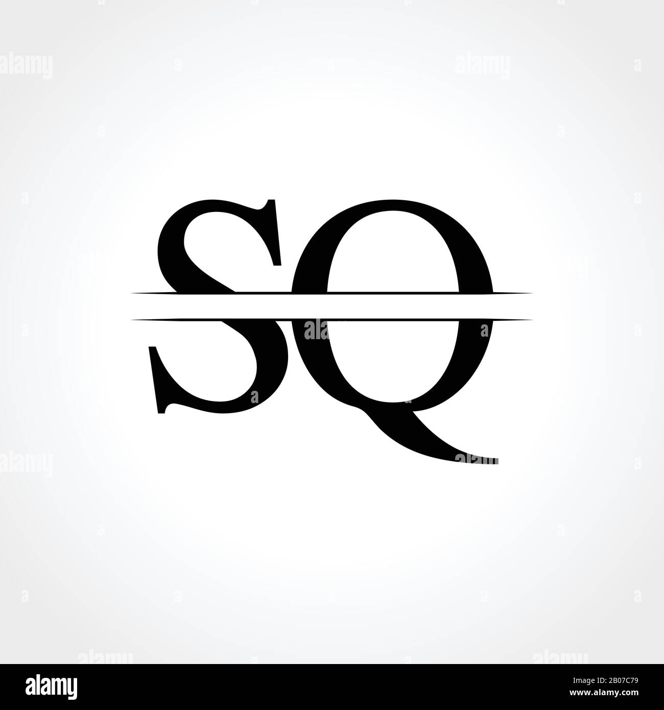 Initial Letter SQ Logo Design Vector Template. SQ Letter Logo Design ...
