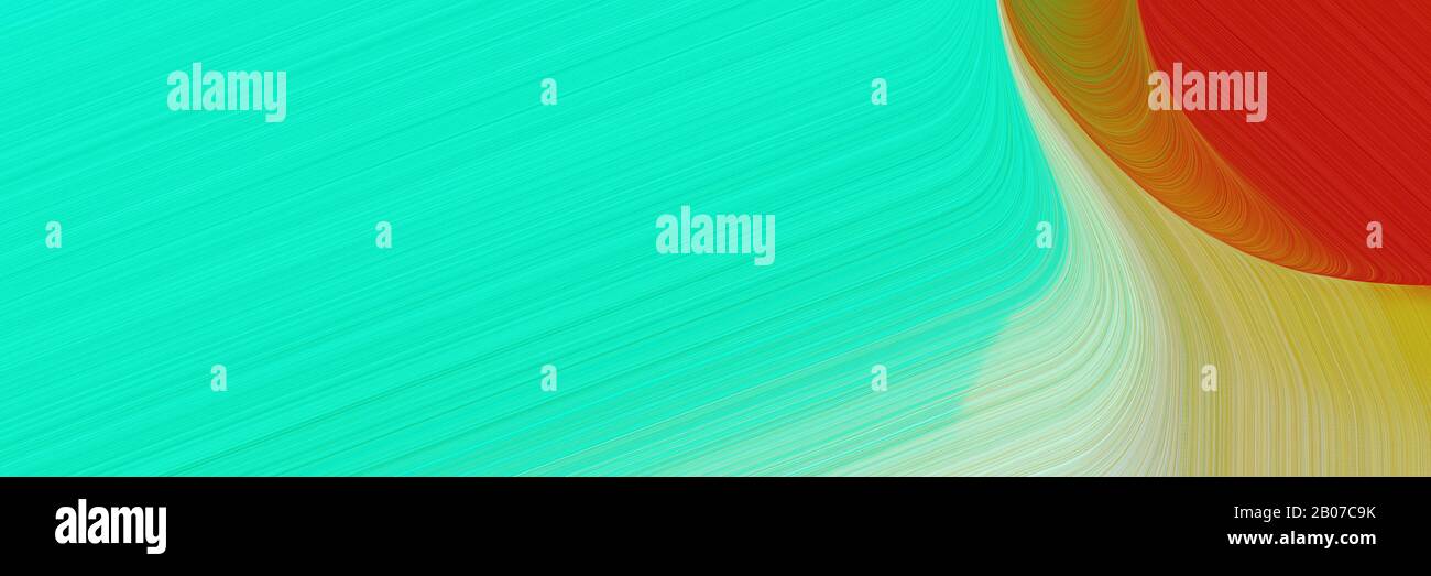 card background graphic with bright turquoise, ash gray and peru color ...