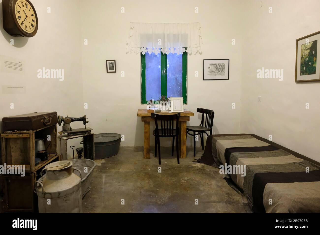 A reconstructed room which tells the story of the Jewish settlement in ...